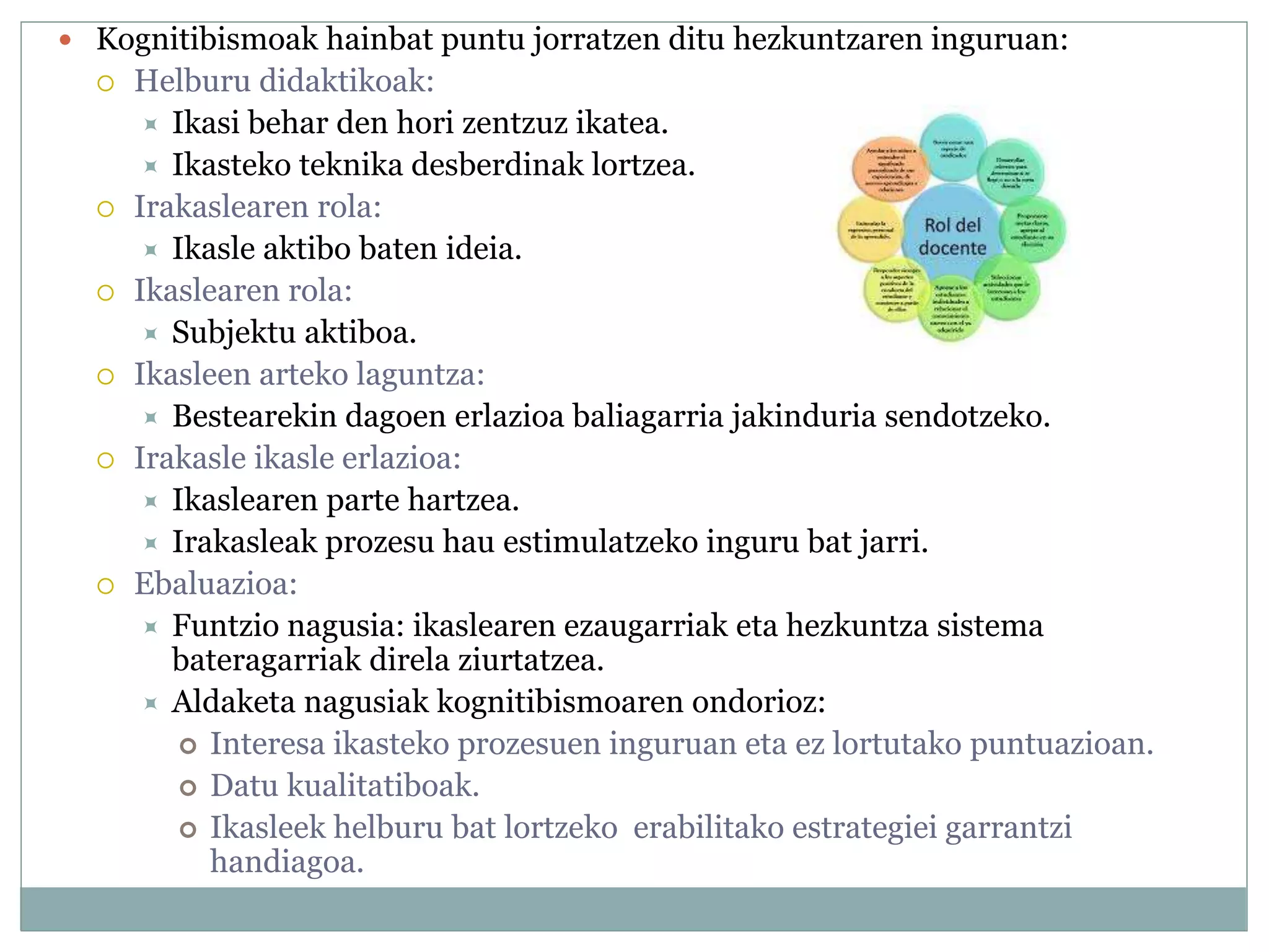 KOGNITIBISMOA ETA PIAGET | PPTX