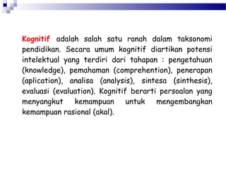 Kognitif | PPT