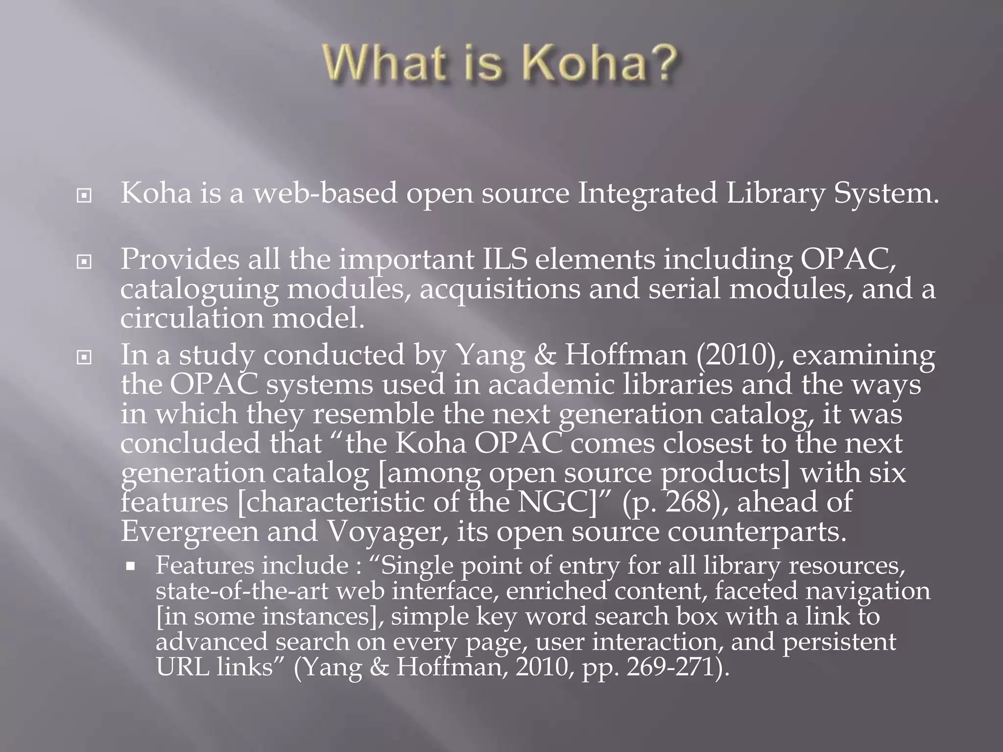 Koha | PPTX