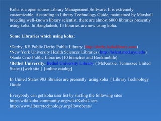 Presentation on Koha | PPT