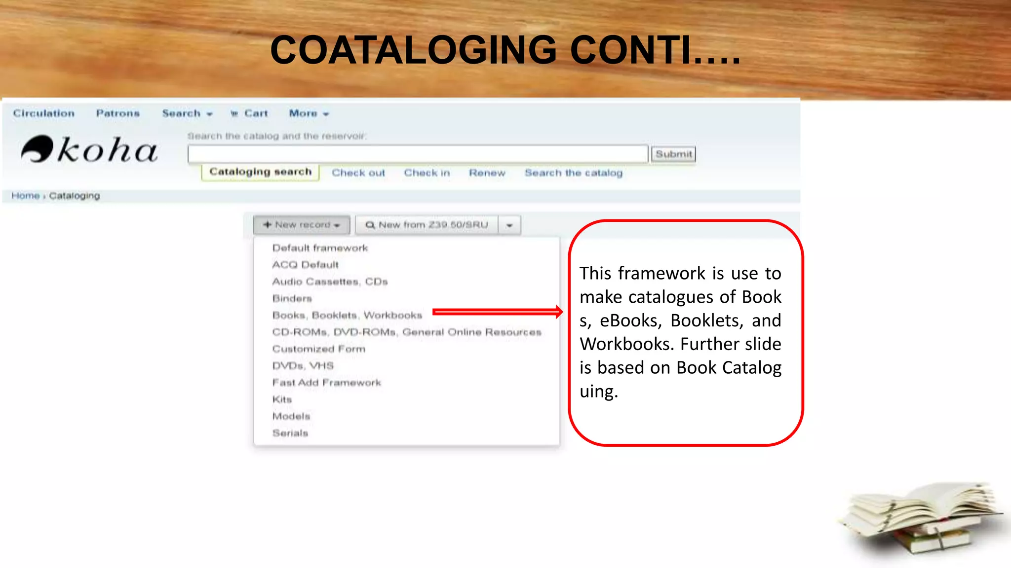 Koha cataloguing module | PPTX