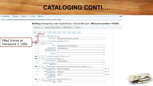Koha cataloguing module | PPTX