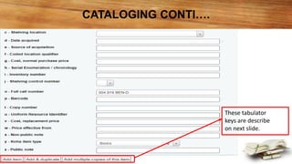 Koha cataloguing module | PPTX