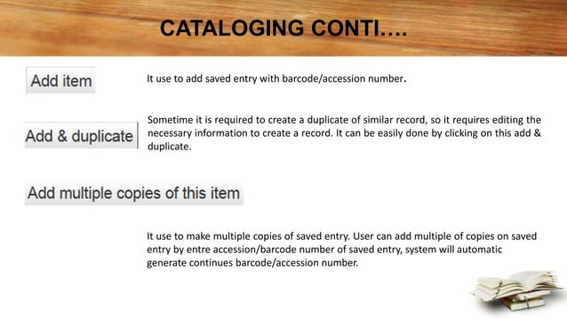 Koha cataloguing module | PPTX
