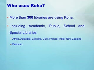 Koha: ILS | PPT