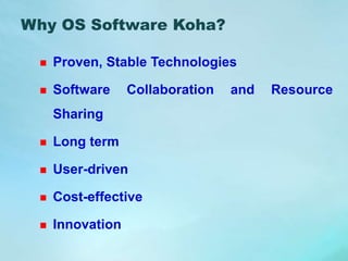 Koha: ILS | PPT