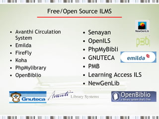 Koha | PPT | Shareware and Freeware | Computer Software and Applications