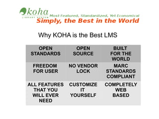 Koha Library Management System presentation | PPT
