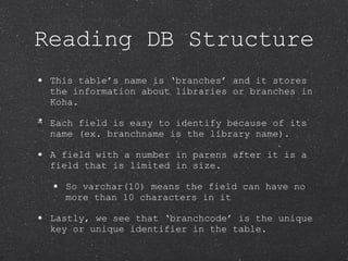 SQL Reports in Koha | PPT