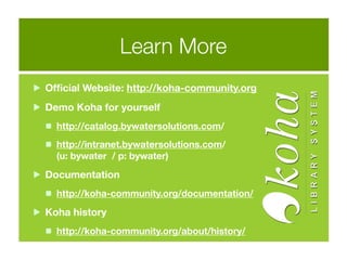 Intro to Koha | KEY