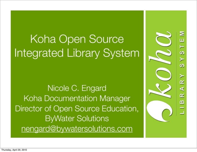Intro to Koha ILS | PPT
