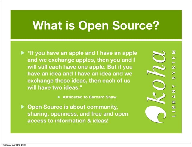 Intro to Koha ILS | PPT