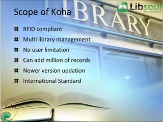 Koha the best ILS | PPT