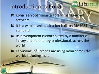 Koha the best ILS | PPT