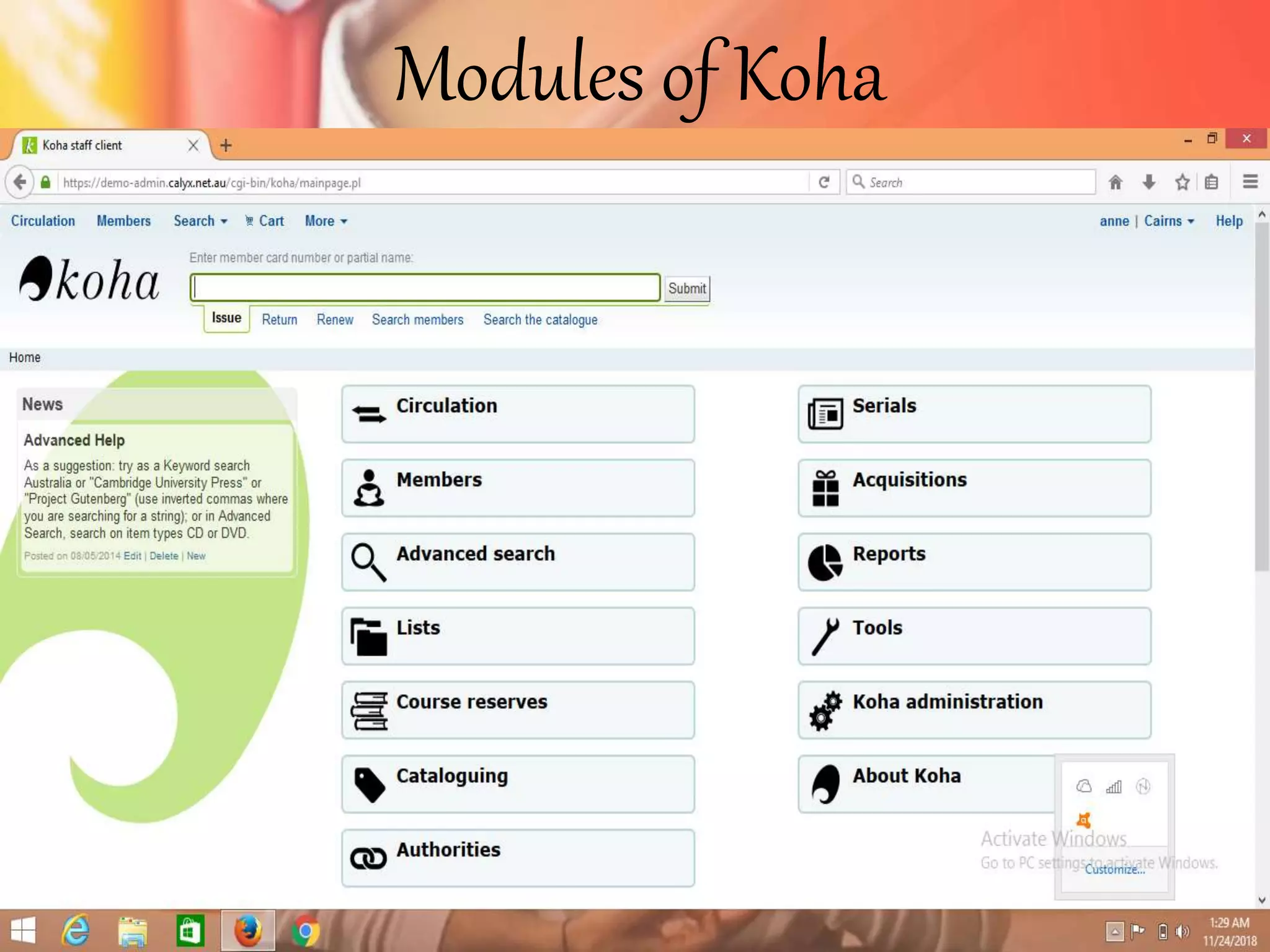 Koha Cataloguing Module | PPTX