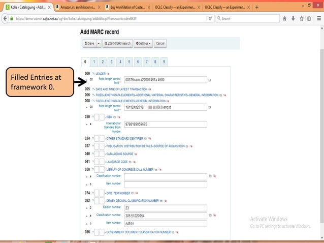 Koha Cataloguing Module | PPTX