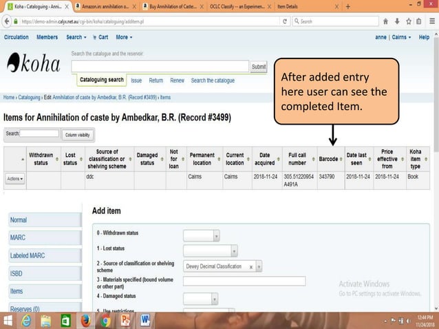 Koha Cataloguing Module | PPTX