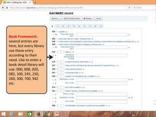 Koha Cataloguing Module | PPTX