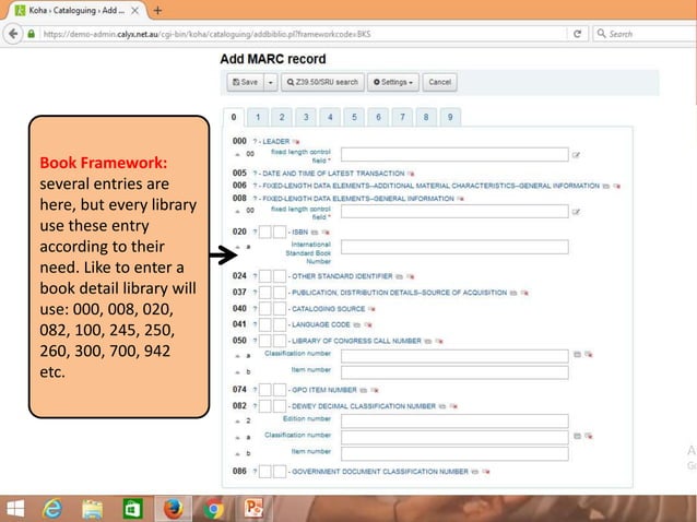 Koha Cataloguing Module | PPTX