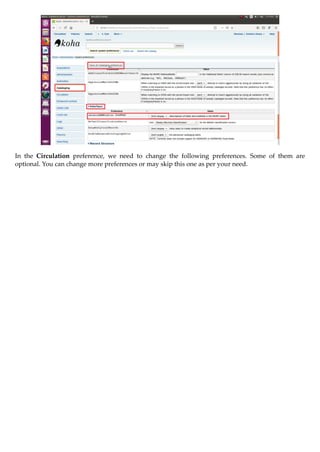 Koha Configuration – Global System Preferences | PDF