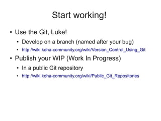 Contributing to Koha | PDF