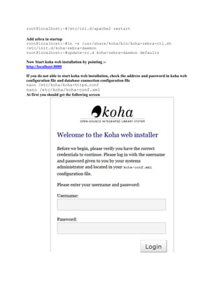 Koha Installation Balid Pdf