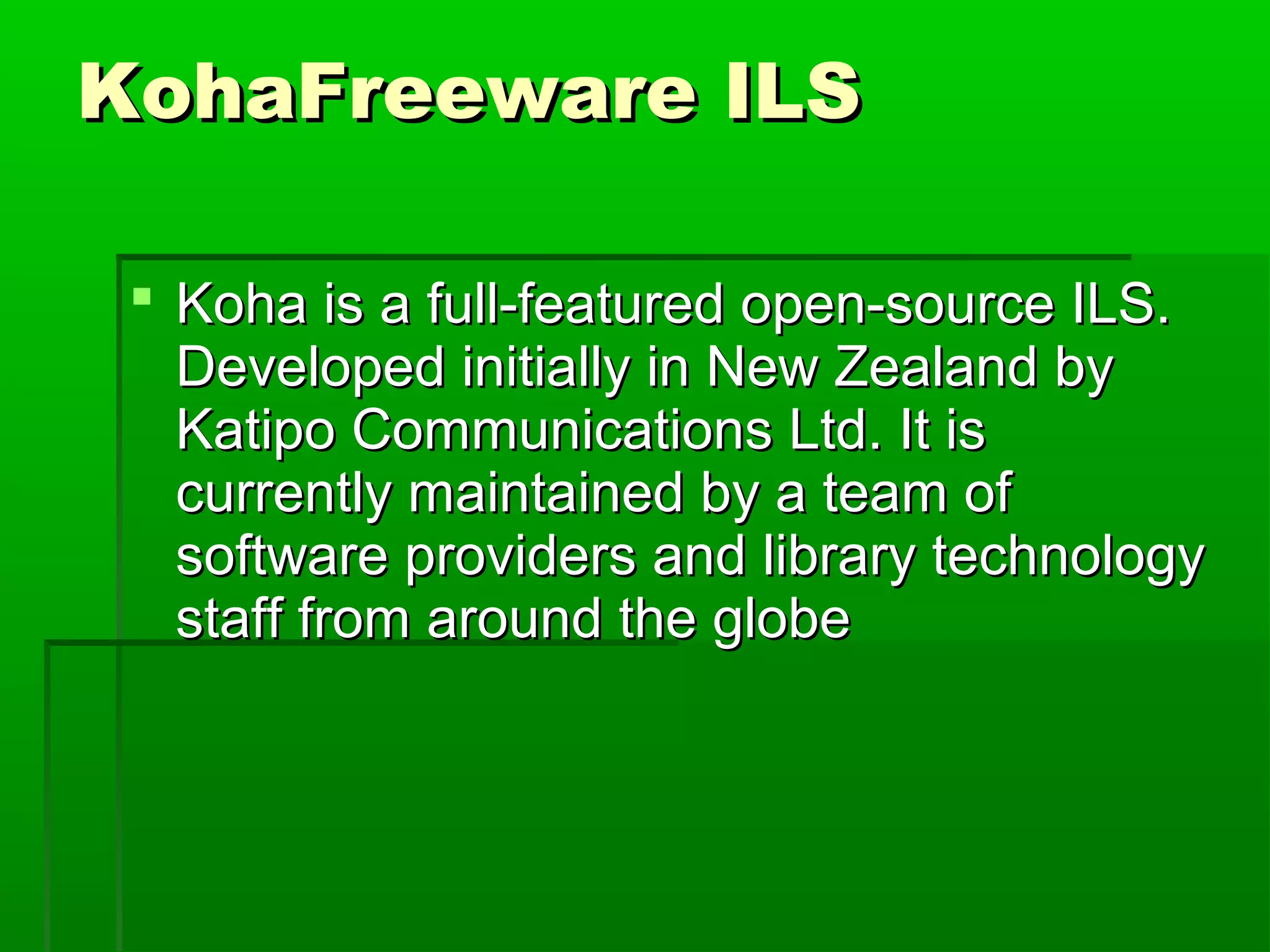Koha ppt | PPT