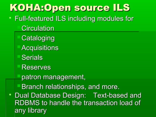 Koha ppt | PPT