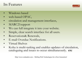 Koha Presentation | PPT