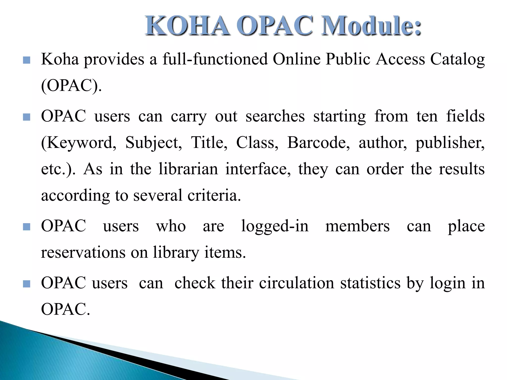Koha presentation | PPT