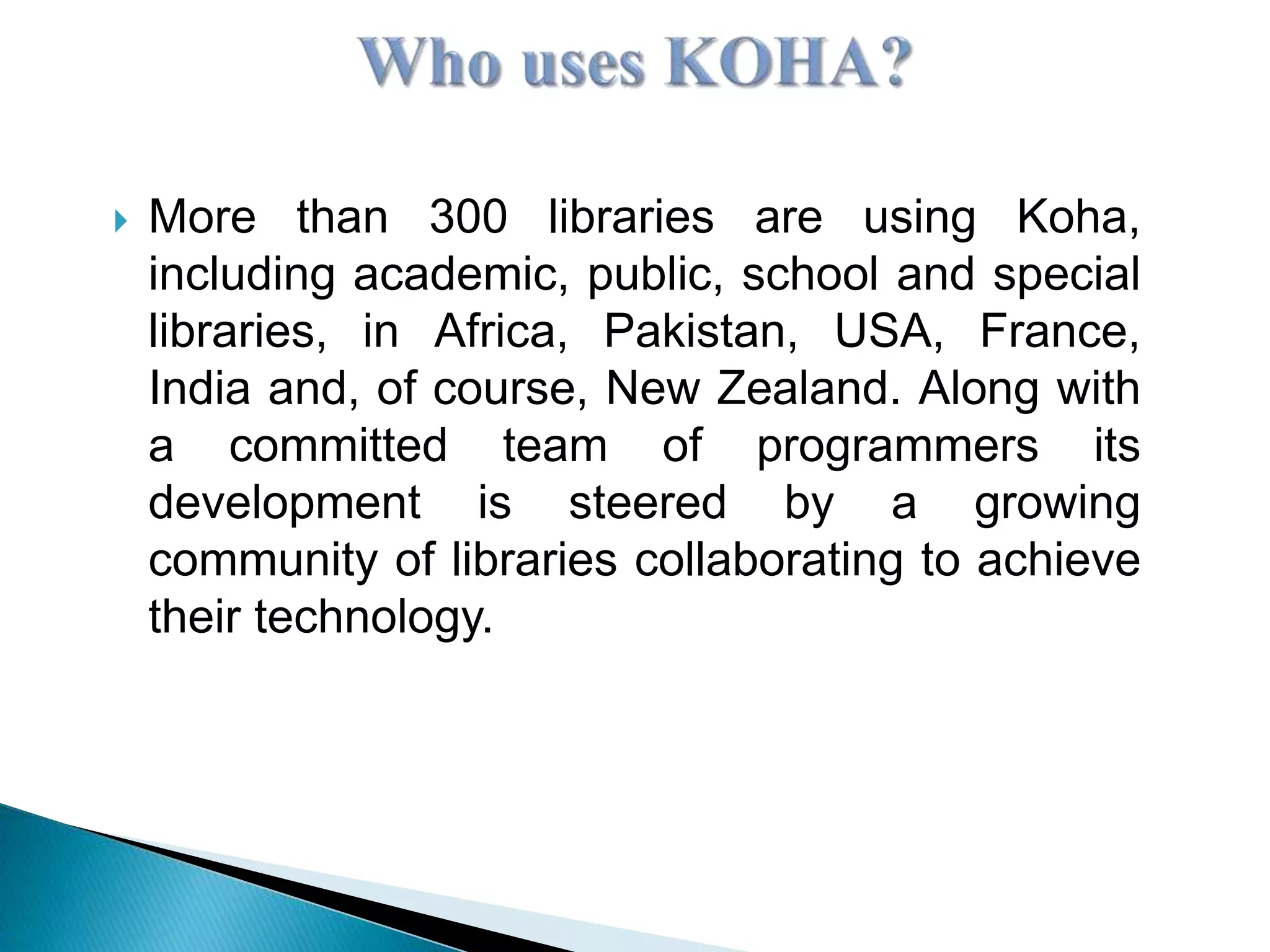 Koha presentation | PPT