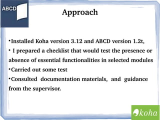 Koha vs abcd by joel nakitare | PPT