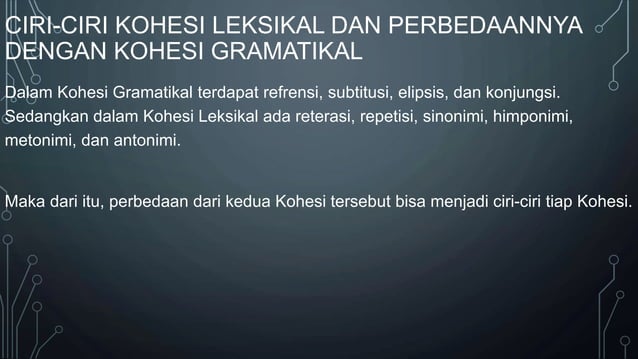 Kohesi leksikal 1 | PPT