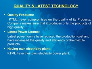 Kohinoor textile mills ltd | PPT