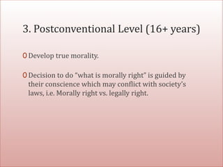 kohlberg.pptx | Family and Relationships