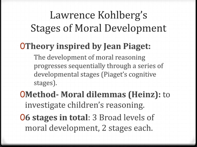 kohlberg.pptx | Family and Relationships