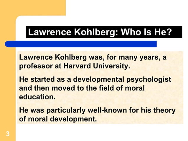 Kohlberg moral development | PPT