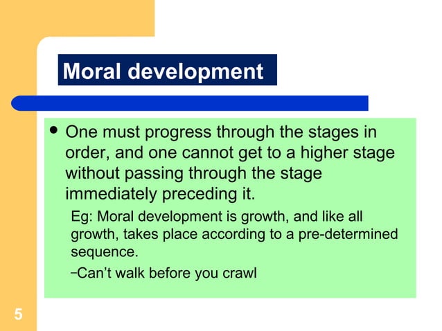 Kohlberg moral development | PPT