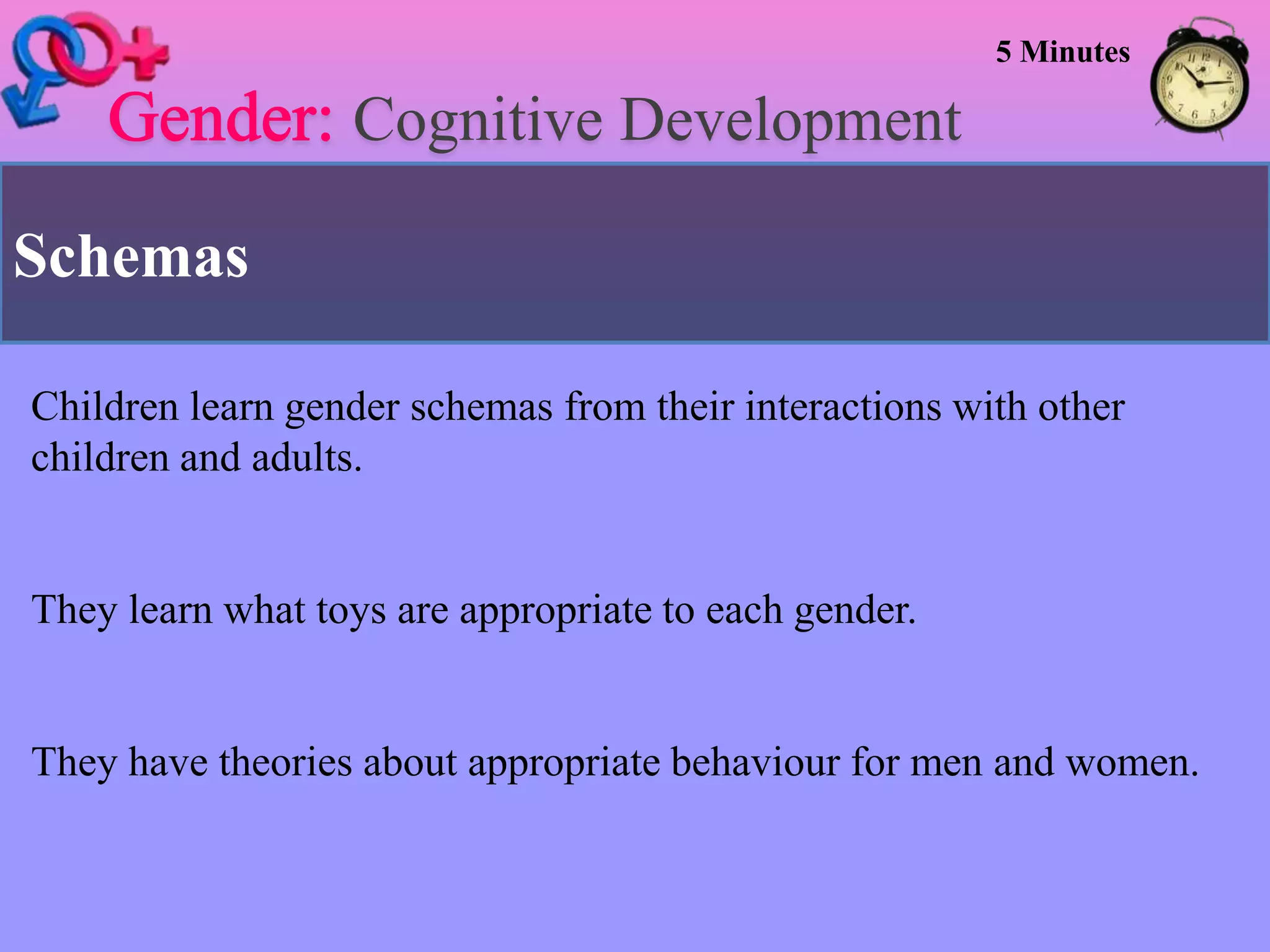 Psychological explanations of gender development | PPTX