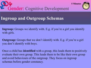 Psychological explanations of gender development | PPTX