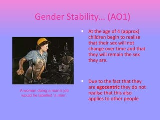 Psychological explanations of gender development | PPTX