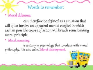 Kohlberg's Stages of Moral Development | PPTX