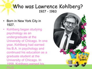 Kohlberg's Stages of Moral Development | PPTX