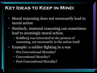 Kohlberg's Stages of Morality | PPT