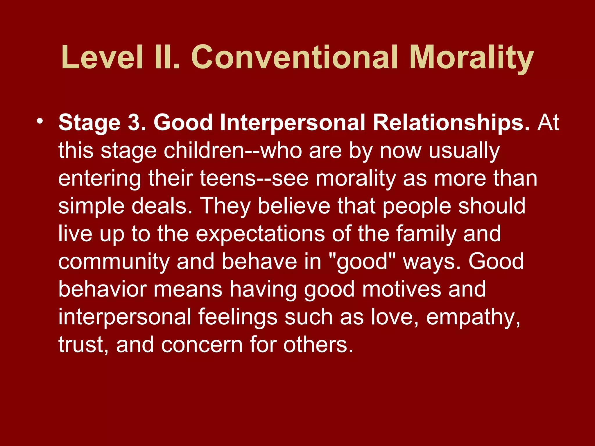Kohlbergs six stages_of_moral_development - | PPT