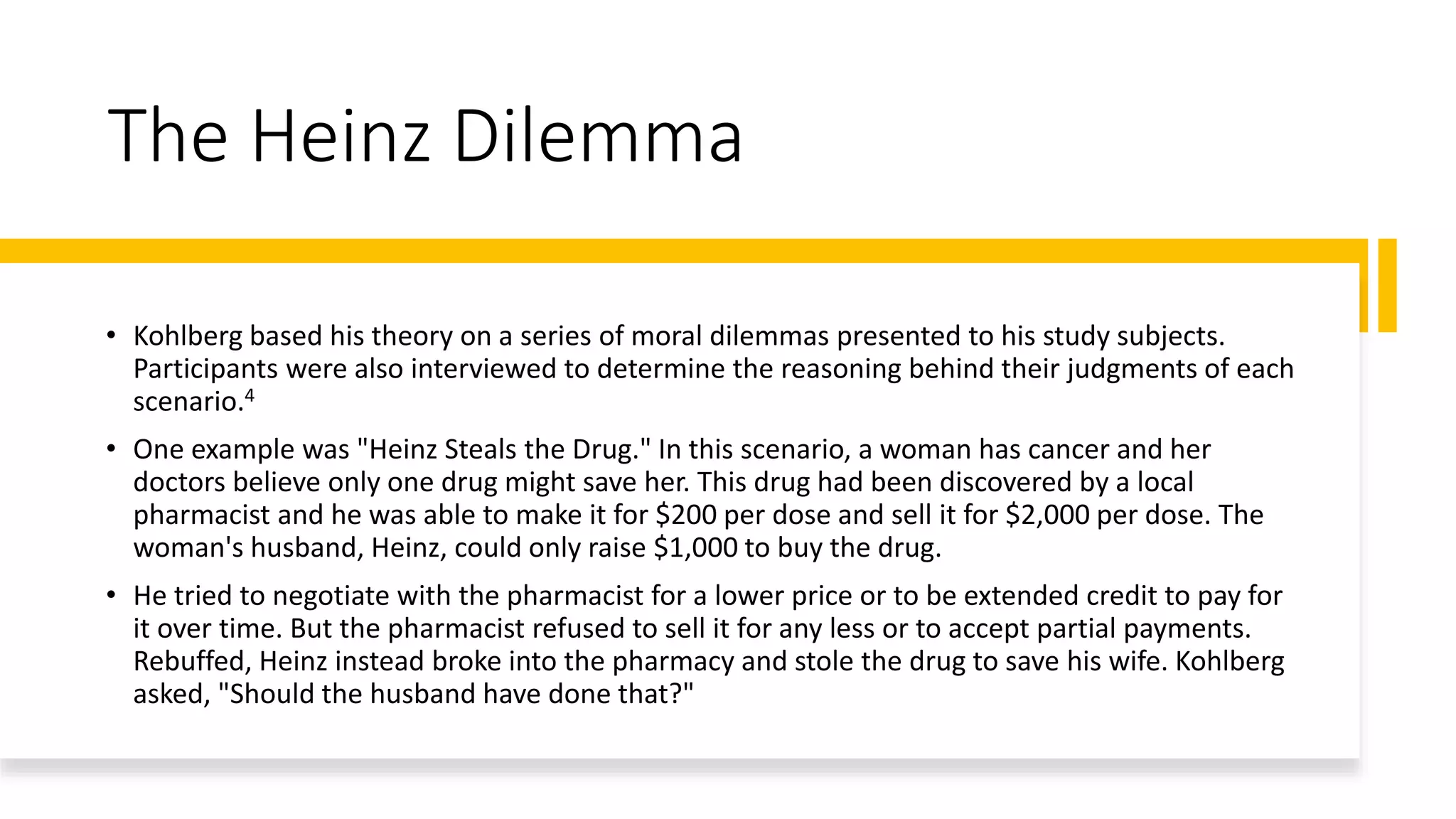 Kohlberg's theory of moral development | PPTX