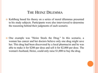 Kohlberg's theory of moral development | PPTX | Science