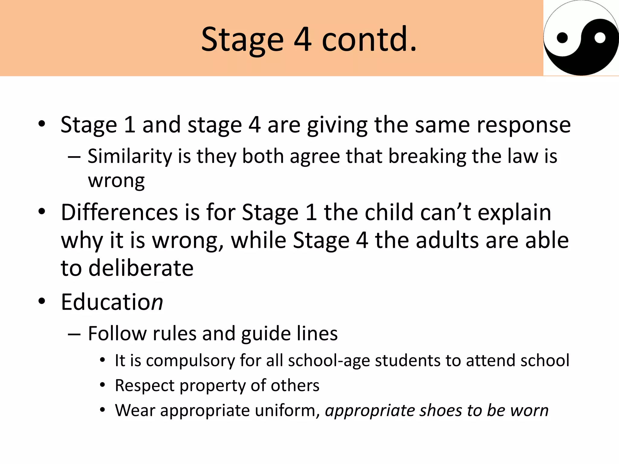 Kohlberg’s theory on moral development | PPTX