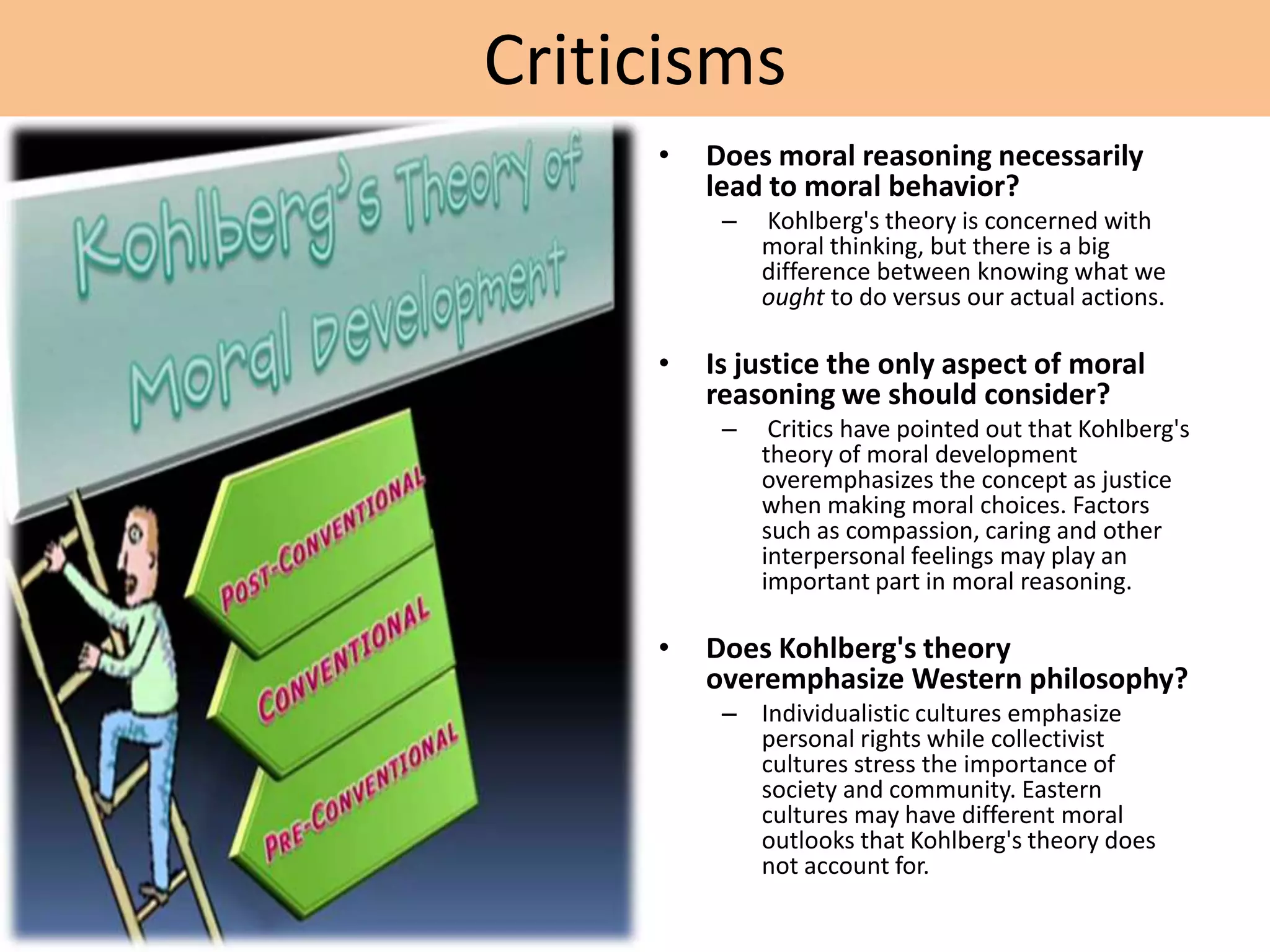 Kohlberg’s theory on moral development | PPTX