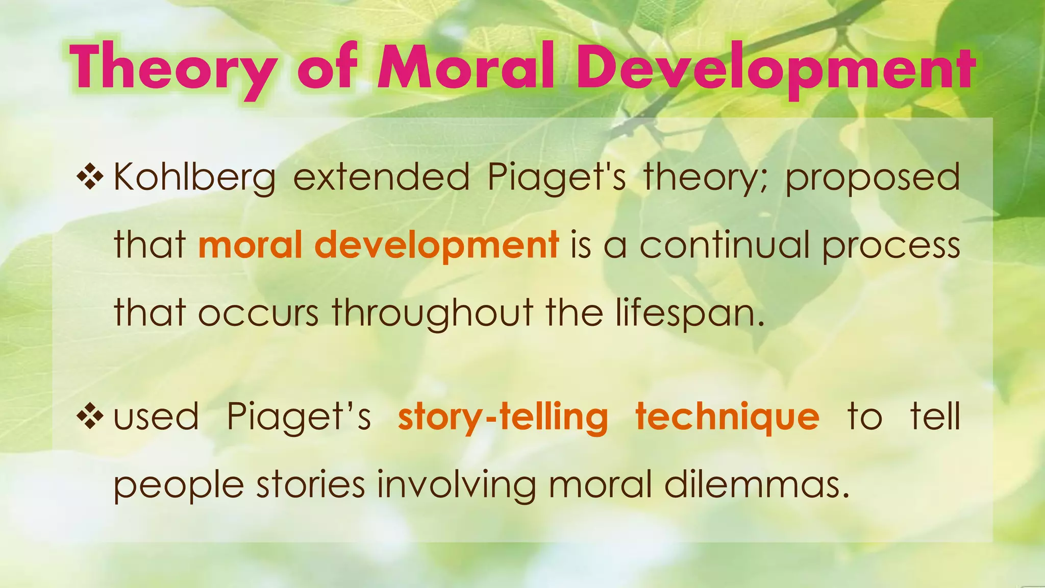 Kohlberg Theory of Moral Development.pptx
